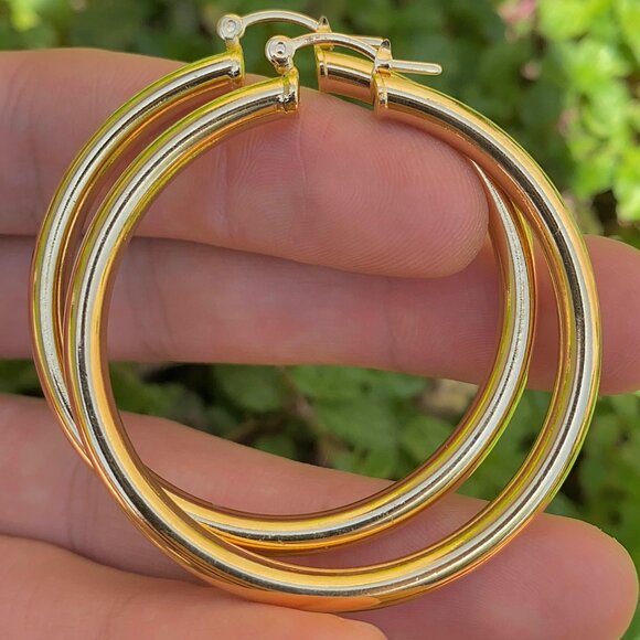 Prime Jewelry 269 | Jewelry | Brand New 4k Gold Filled Xlarge Hoops ...